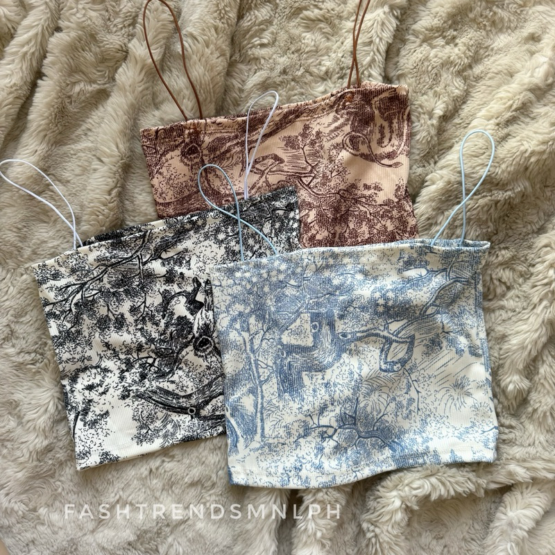 SEEMLESS RIB KNIT INNER TUBE TOP | Shopee Singapore