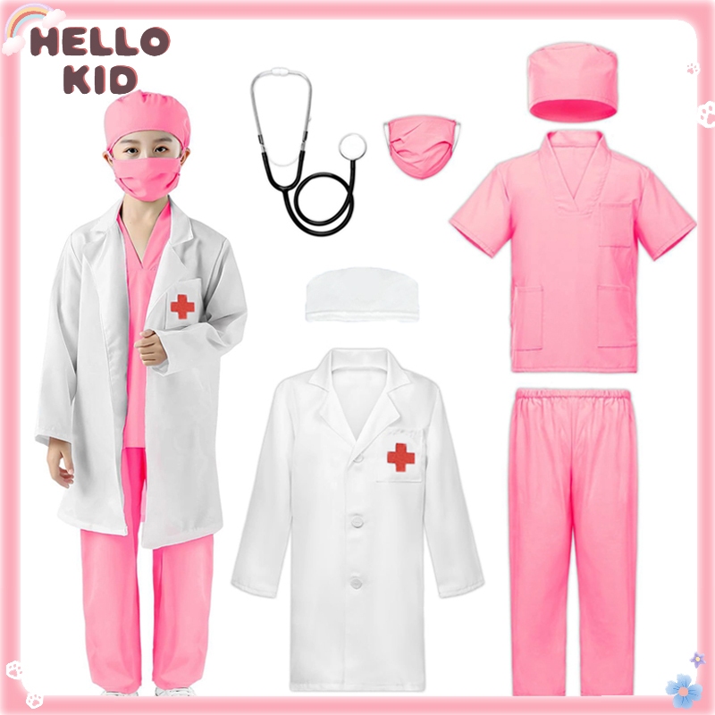 Doctor Costume for Kids Career Guidance Cosplay Community Helpers Boy ...