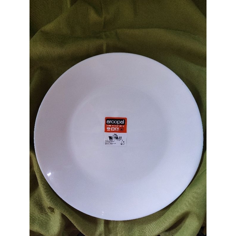 Arcopal Zelie 25cm white dinner plate( by 6 pcs) | Shopee Singapore