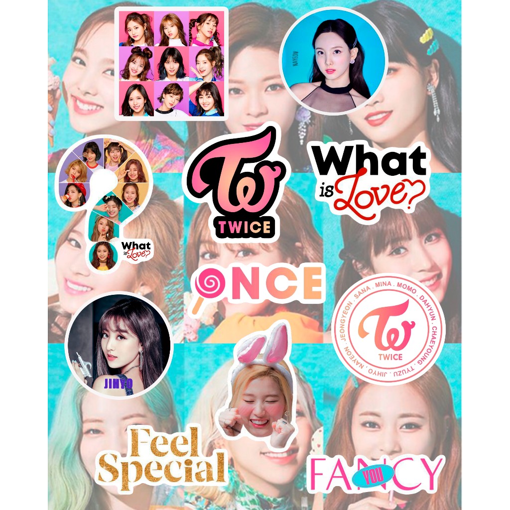 Twice Stickers Nayeon Sana Jihyo Tzuyu Momo Dahyun Mina Once Likey ...