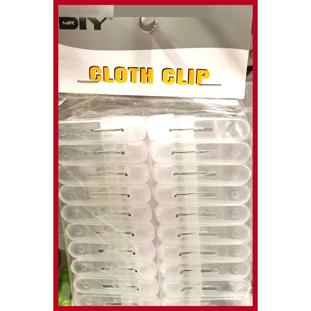 Laundry Plastic CLOTH CLIPS / IPIT - 1 PACK | Shopee Singapore