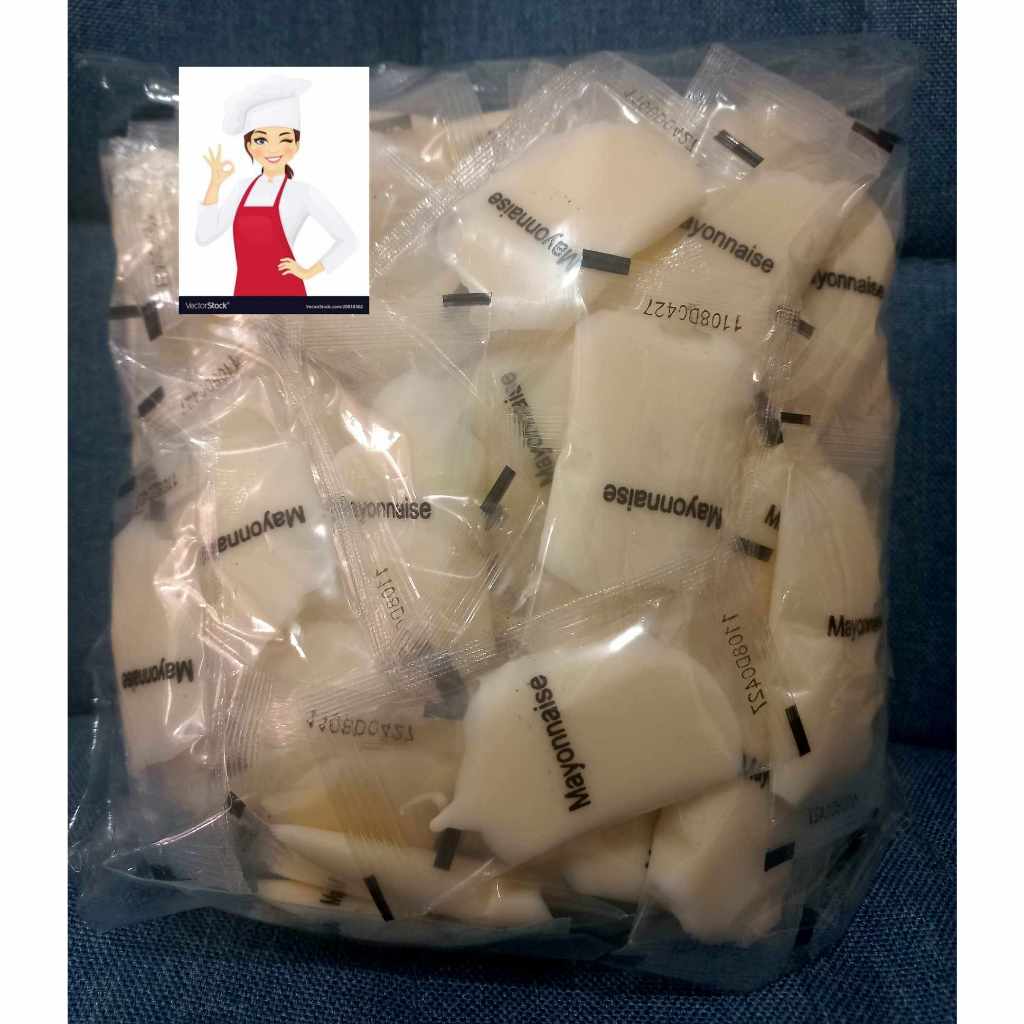 100% Mayonnaise sachets (10 grams X 100 pieces) | Shopee Singapore