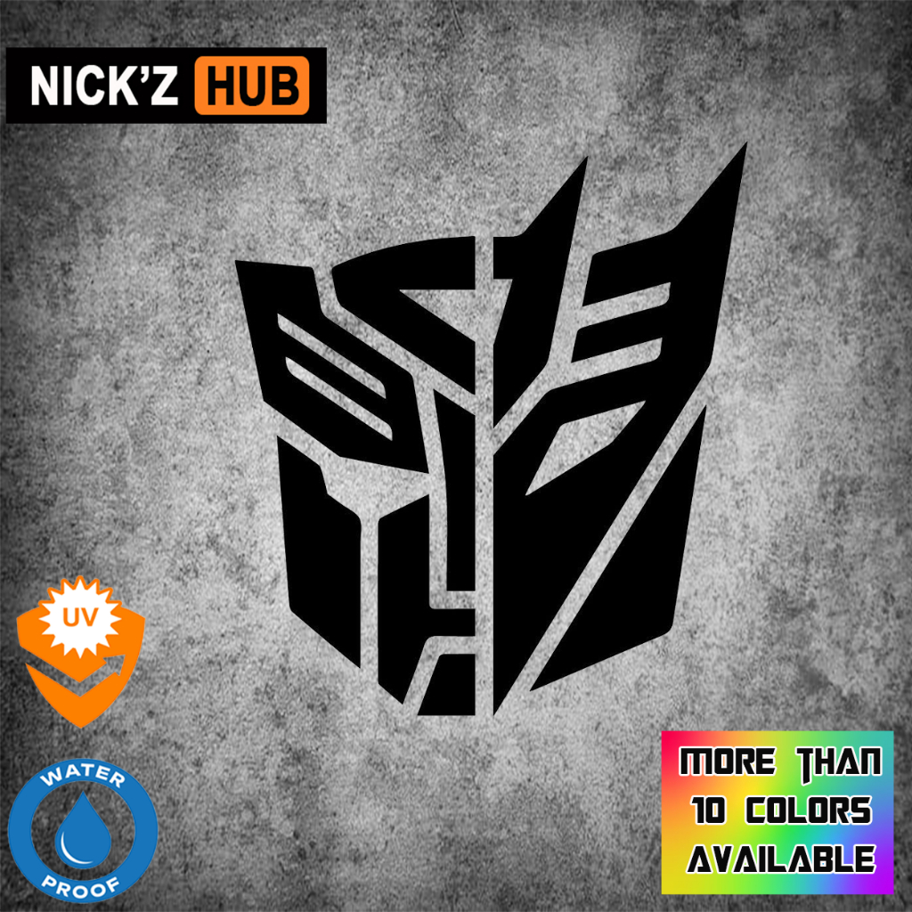 Autobots vs Decepticons Transformers Sticker Vinyl Decal for car, motor ...