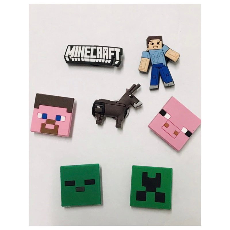 MineCraft Croc Shoe Charms Pins Jibbitz for Crocs | Shopee Singapore