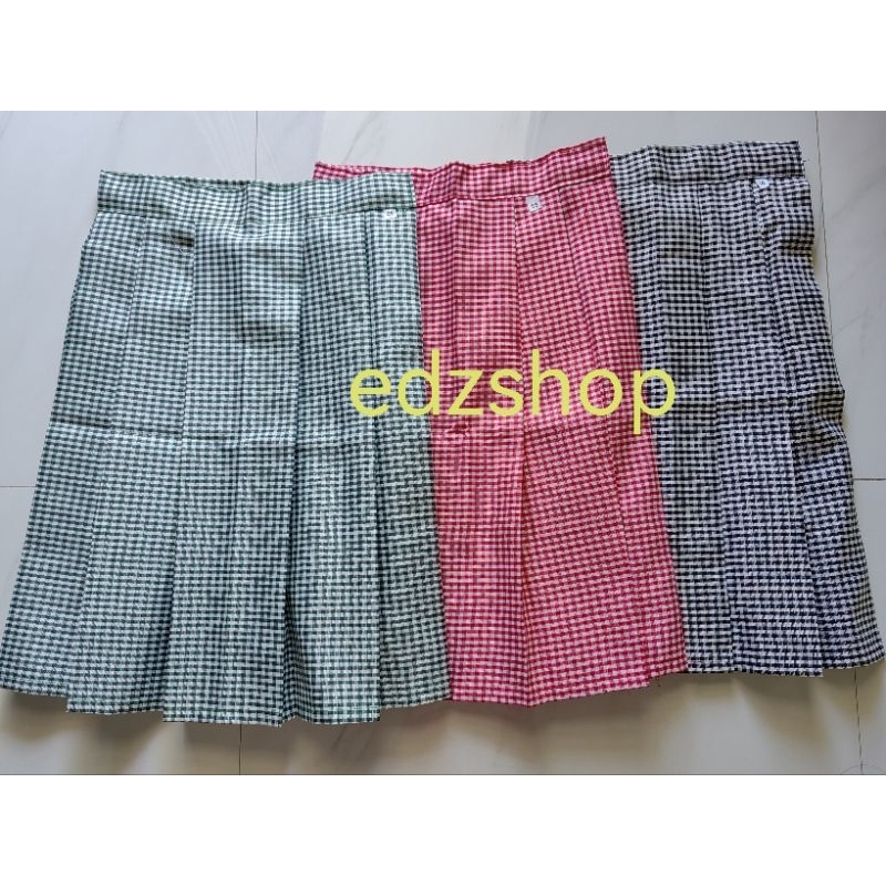 PALDA CHEKERD SCHOOL UNIFORM RED AND BLACK. | Shopee Singapore