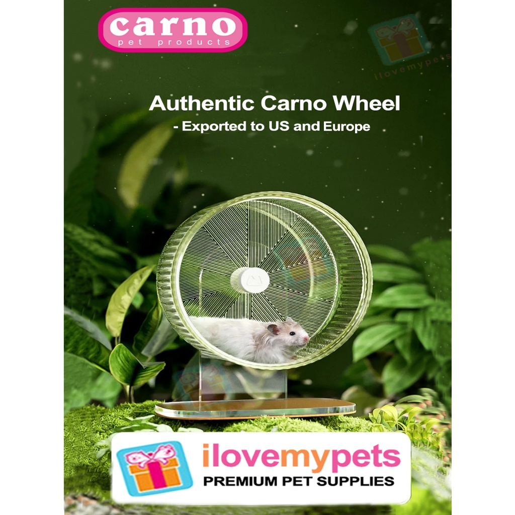 HAMSTER WHEEL,Authentic Carno Super Silent Smooth Revolving 8 inch or ...