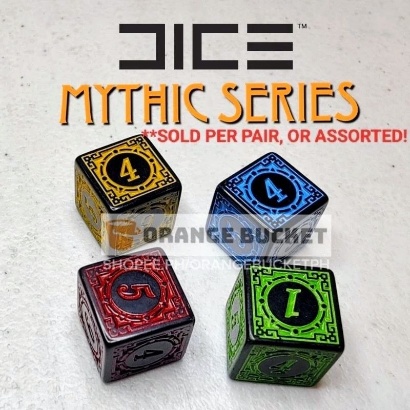 Mythic Dice (Sold per SET of 2, or Assorted Color) for Board Game ...