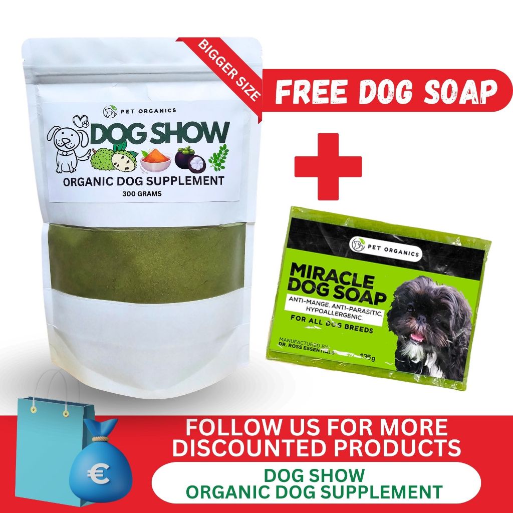 Dog Show Organic Supplement 300g Dog Vitamins for Pregnant Happy Tummy ...