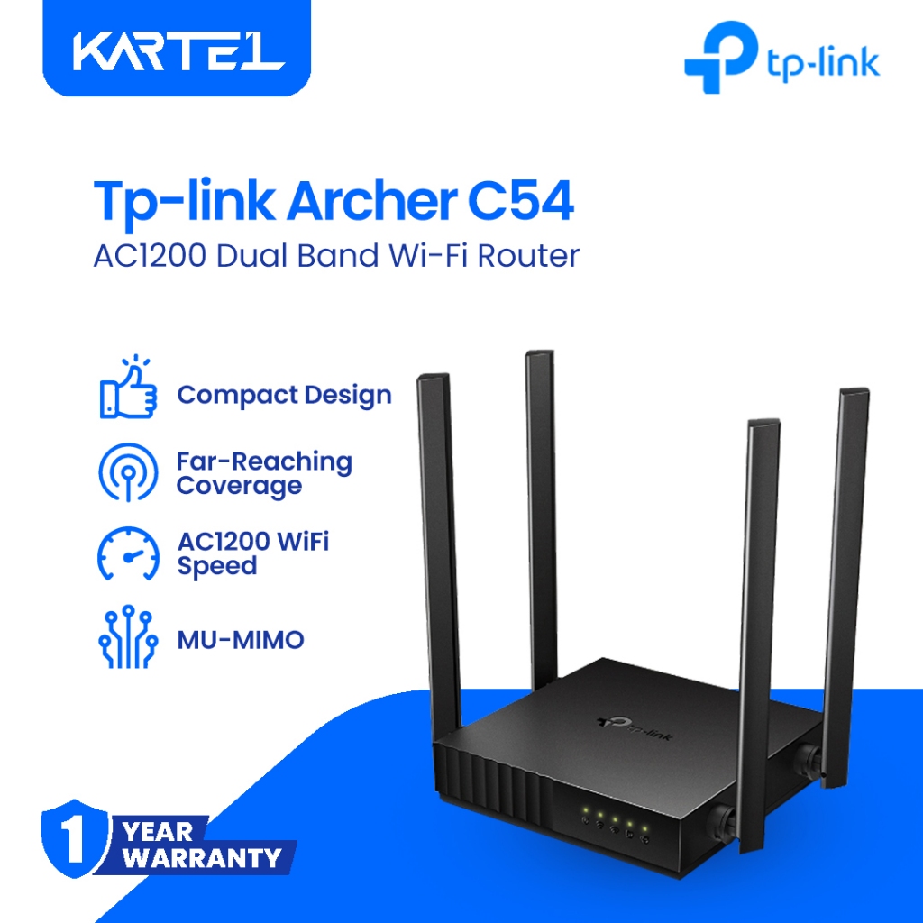 TP-Link Archer C54 AC1200 Dual Band Wi-Fi Router | TP LINK | TPLINK ...