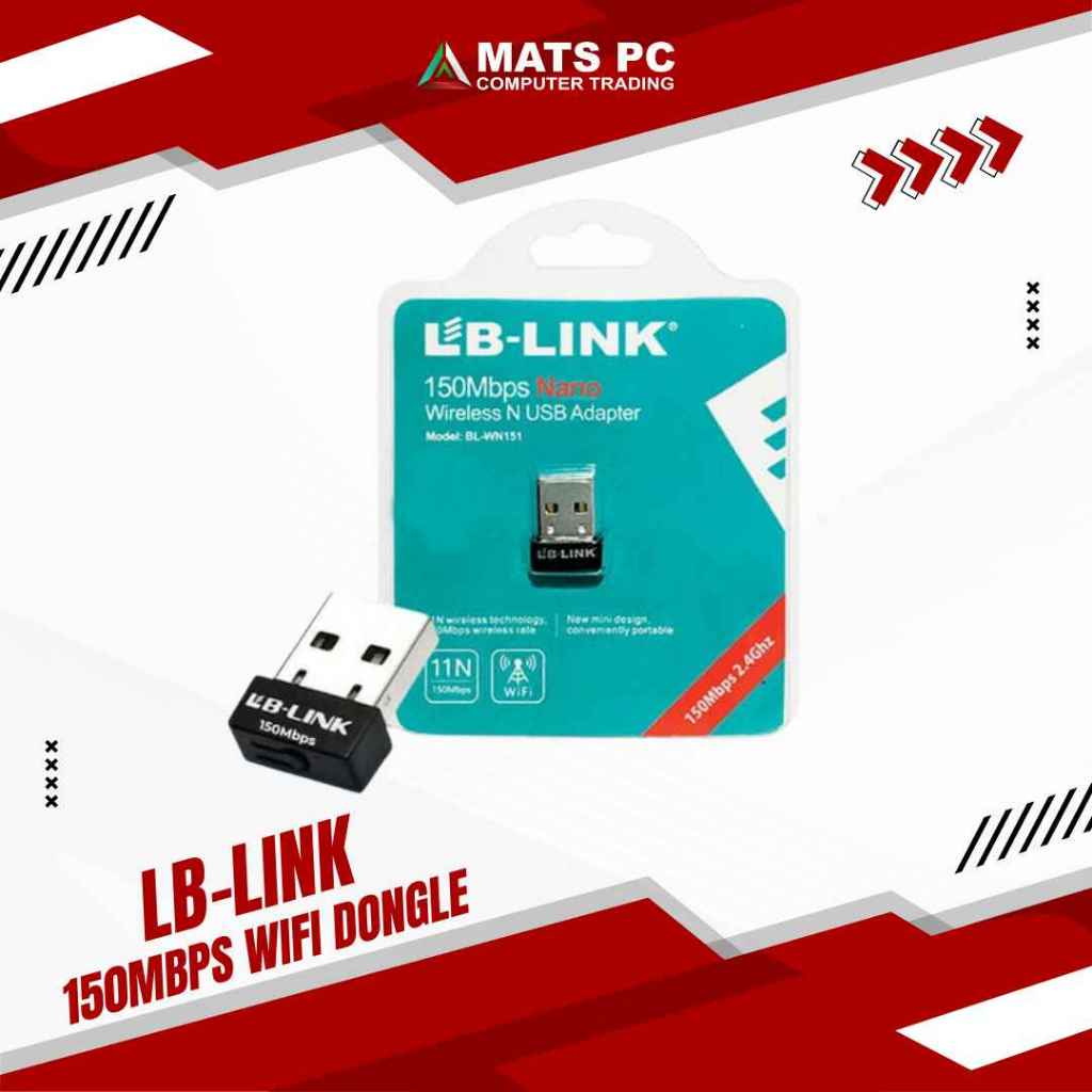 LB-Link Mini Wireless 150Mbps/300Mbps USB Adapter WiFi and Bluetooth ...