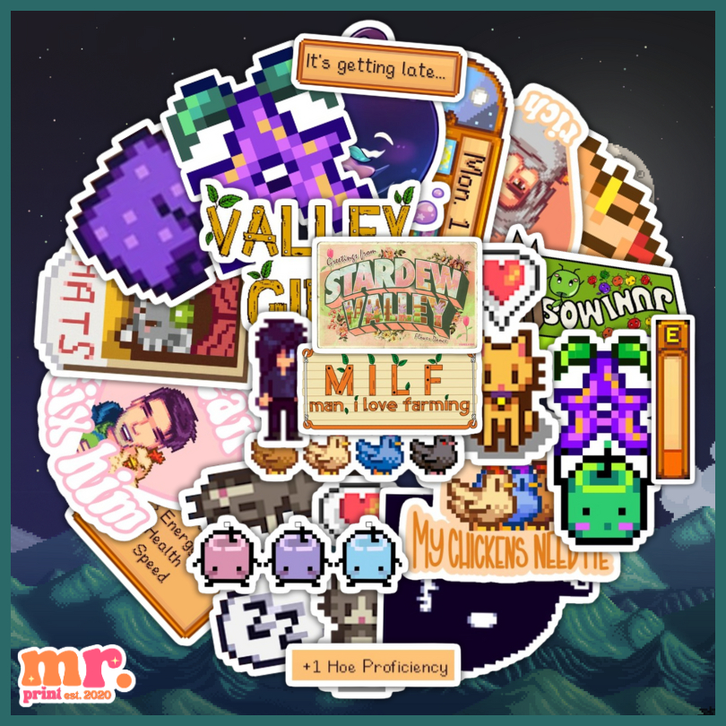 STARDEW VALLEY VOL 1 STICKERS COZY GAMER WATERPROOF STICKER | Shopee ...
