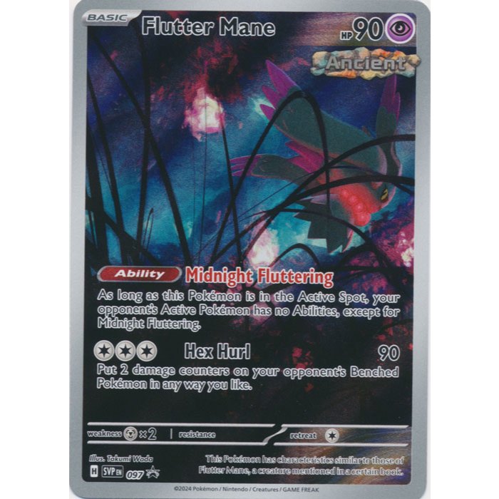 Flutter Mane - SVP097 - Illustration Pokemon Scarlet & Violet Promos ...