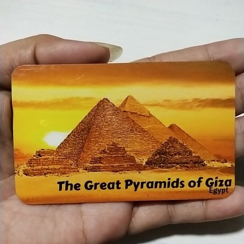 The Great Pyramid of Giza, Egypt Rubber Ref Magnet | Shopee Singapore