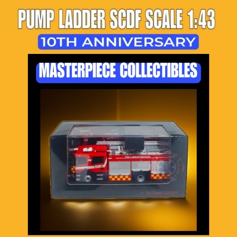 Collectibles Pump Ladder SCDF Scale 1:43 10th Anniversary | Shopee ...