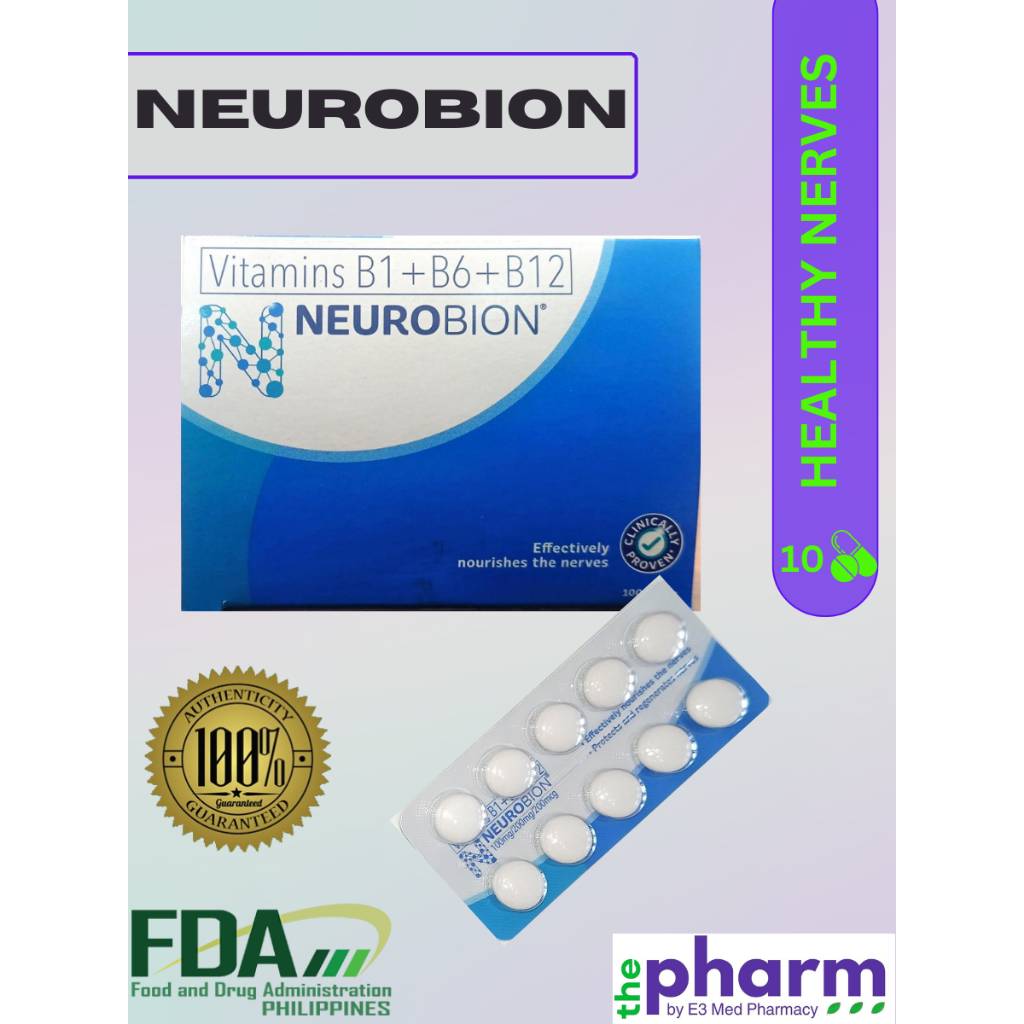 NEUROBION (VITAMIN B COMPLEX) 10 TABLETS | Shopee Singapore