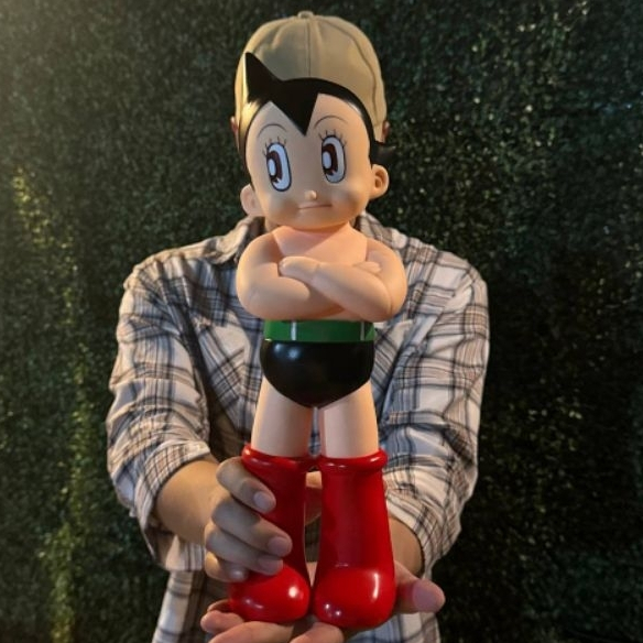 Vintage Astro Boy Crossed Arms Mighty Atom Anime Statue Figurine ...