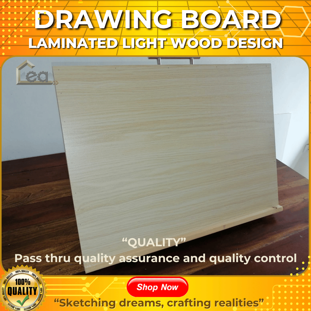 CEA Drawing Board/Drafting Board - Portable Laminated Light Wood Design ...