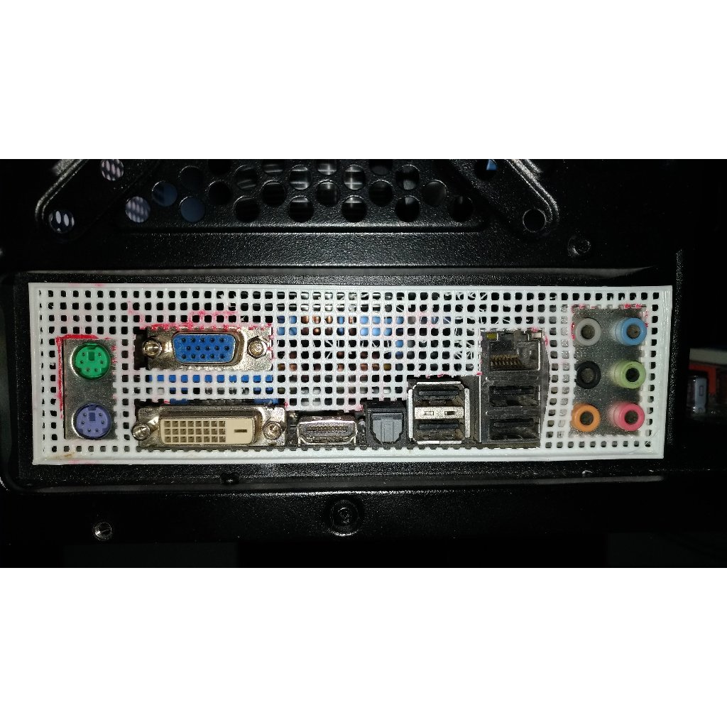 Universal Computer Motherboard Backplate IO Shield 3D Printed | Shopee ...