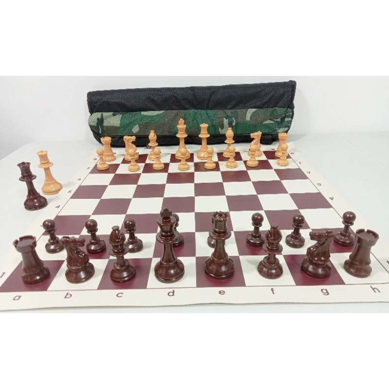 ZUGZWANG CHESS/brown&Tan chess set | Shopee Singapore