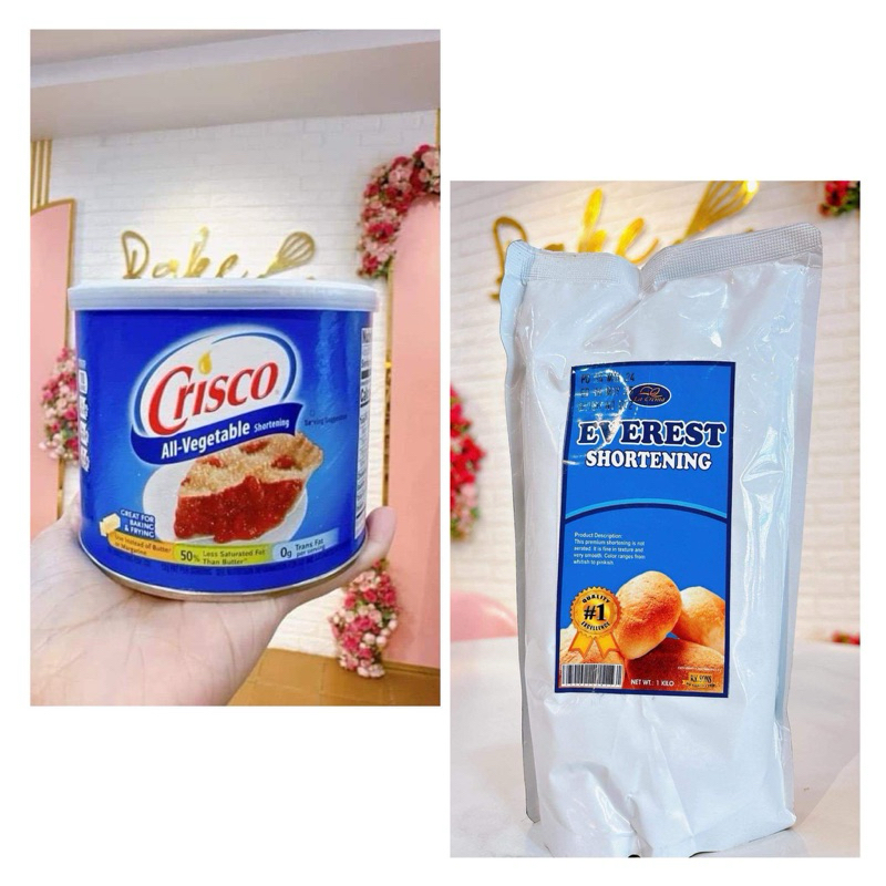 Crisco All Vegetable Shortening 453g La Crema Shortening 1kg | Shopee ...