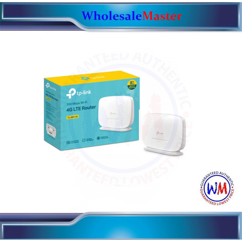 TP-Link 300Mops Wireless N 4G LTE Router TL-MR105,OPENLINE 4G LTE SIM ...