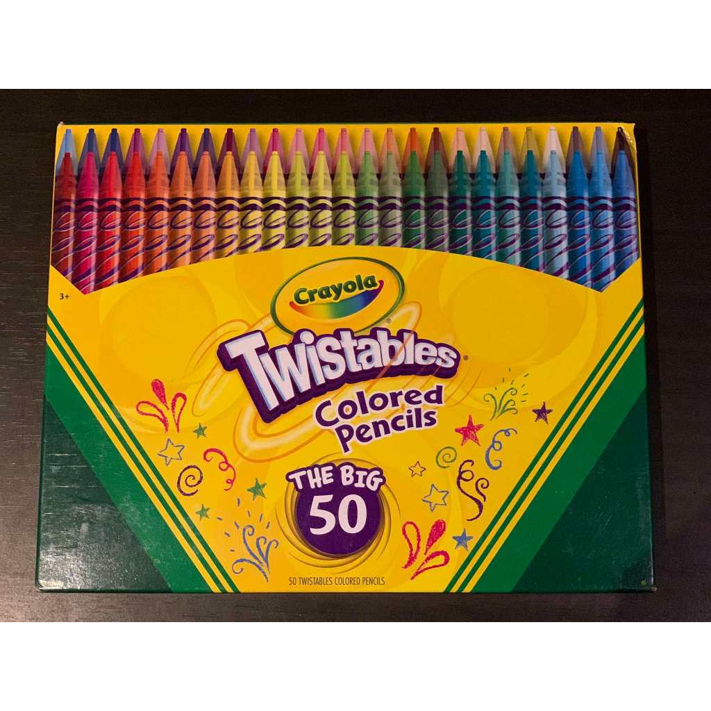 Crayola Twistables Colored Pencil Set (50ct) | Shopee Singapore