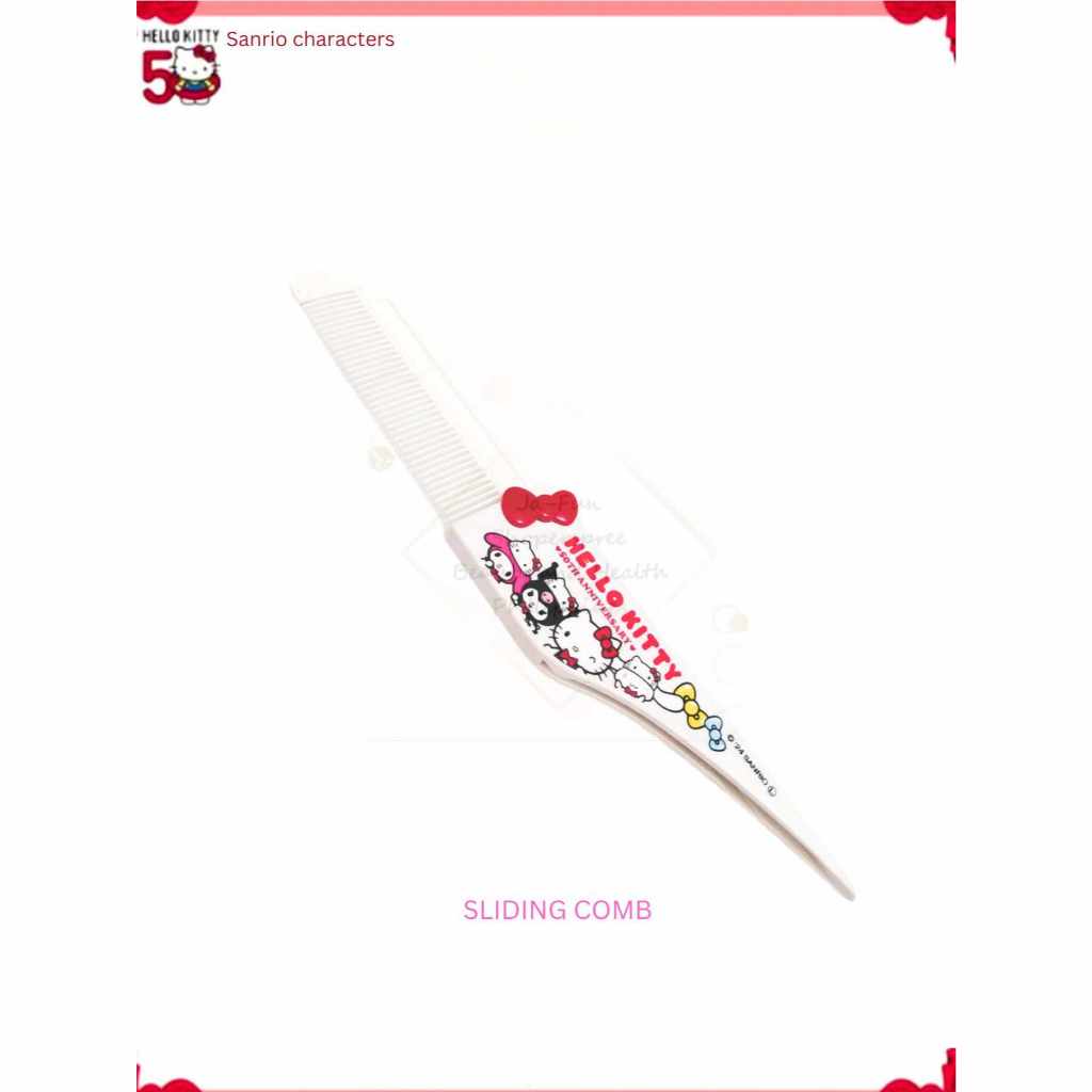 Hello Kitty Sanrio Hair Comb Retractable Brush Cute Portable Carry On ...