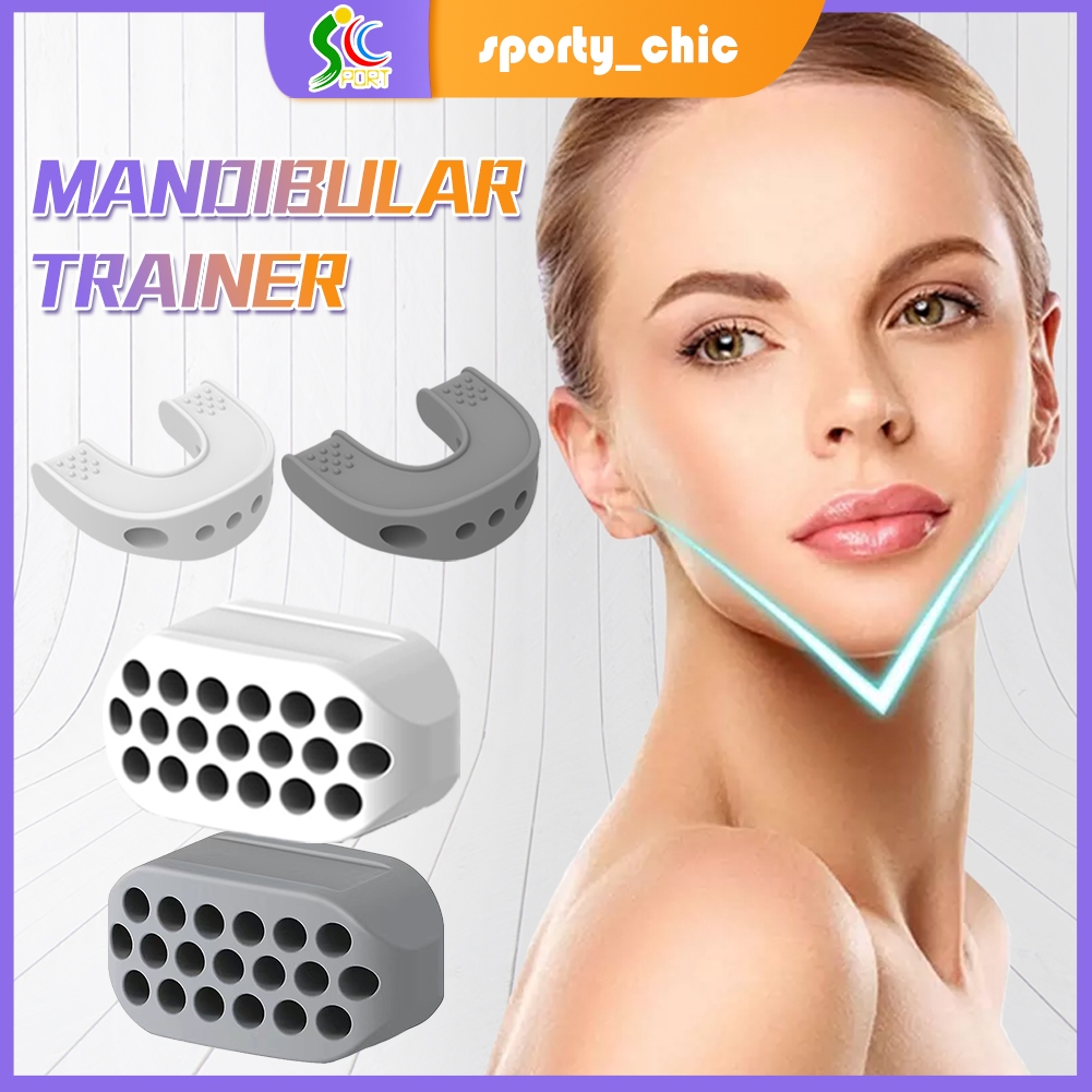 Silicone Jawline Exerciser Jaw Trainer And Face Exercises Face Stress ...