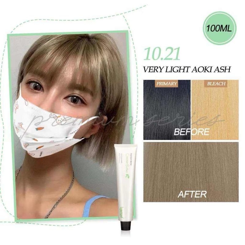 Premium Bremod 10.21 Very Light Aoki Ash Cocoa Butter Hair Color With ...