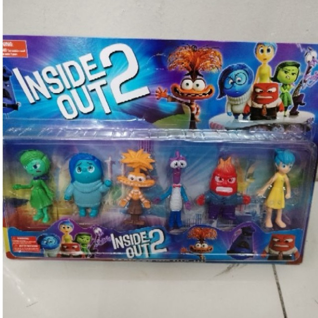 Disney 6in1 Inside Out 2 Action Figure Collection Toy , Great For ...
