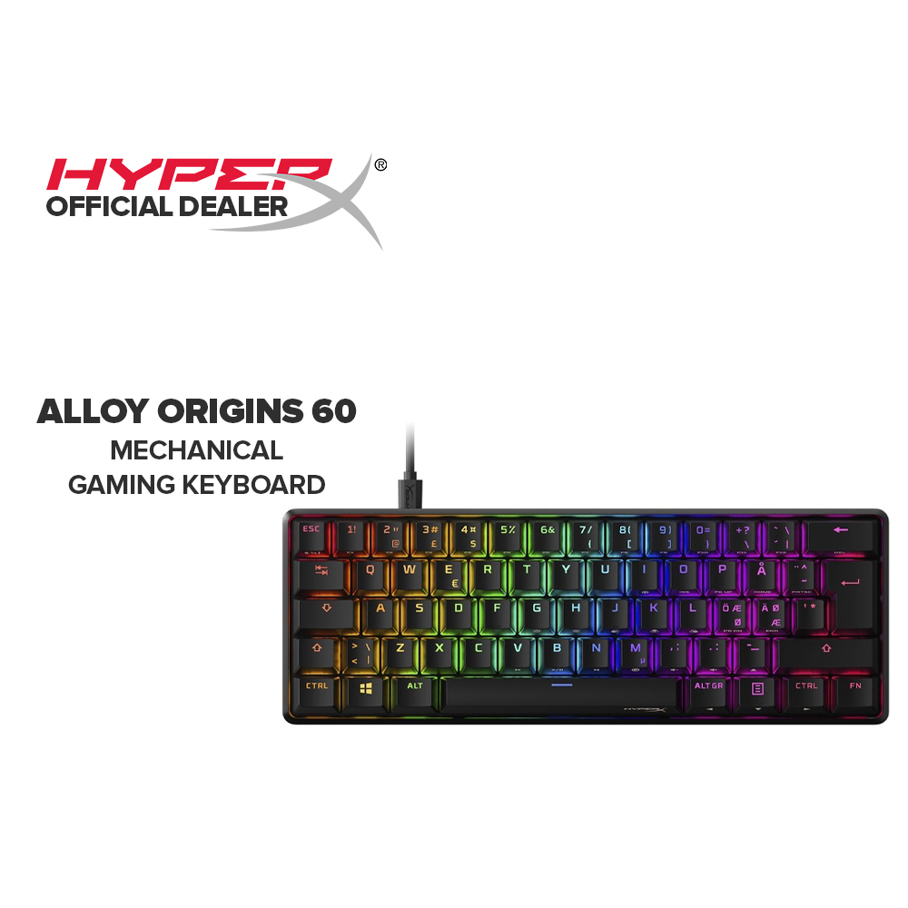 HyperX Alloy Origins 60 Mechanical Gaming Keyboard | Shopee Singapore