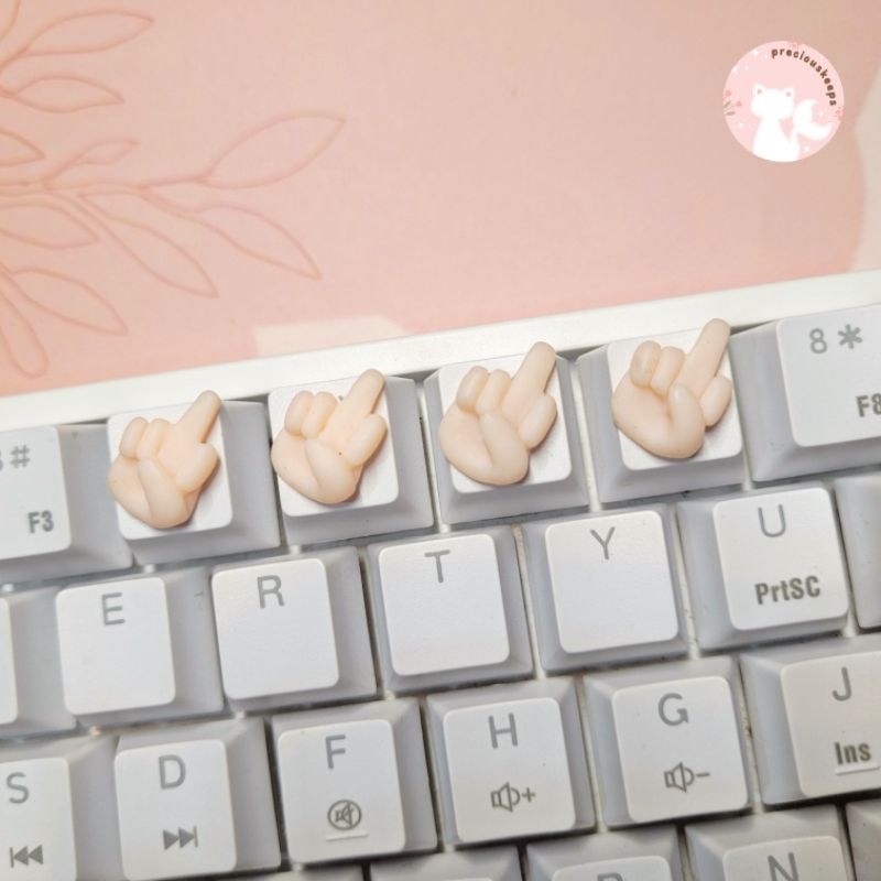 Bad finger Artisan keycaps | Shopee Singapore
