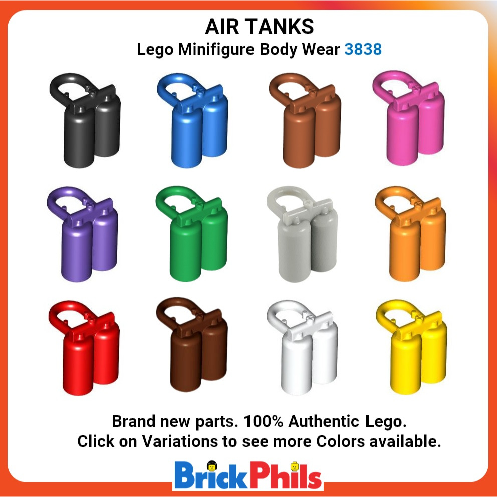 Lego Minifig Body Wear 3838 - Air Tanks | Shopee Singapore