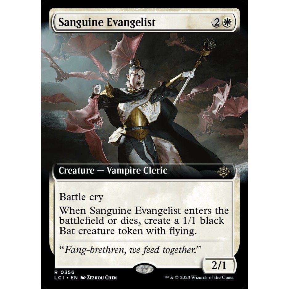 The Lost Caverns of Ixalan Variants: Sanguine Evangelist (0356 - Extended Art) | Shopee Singapore