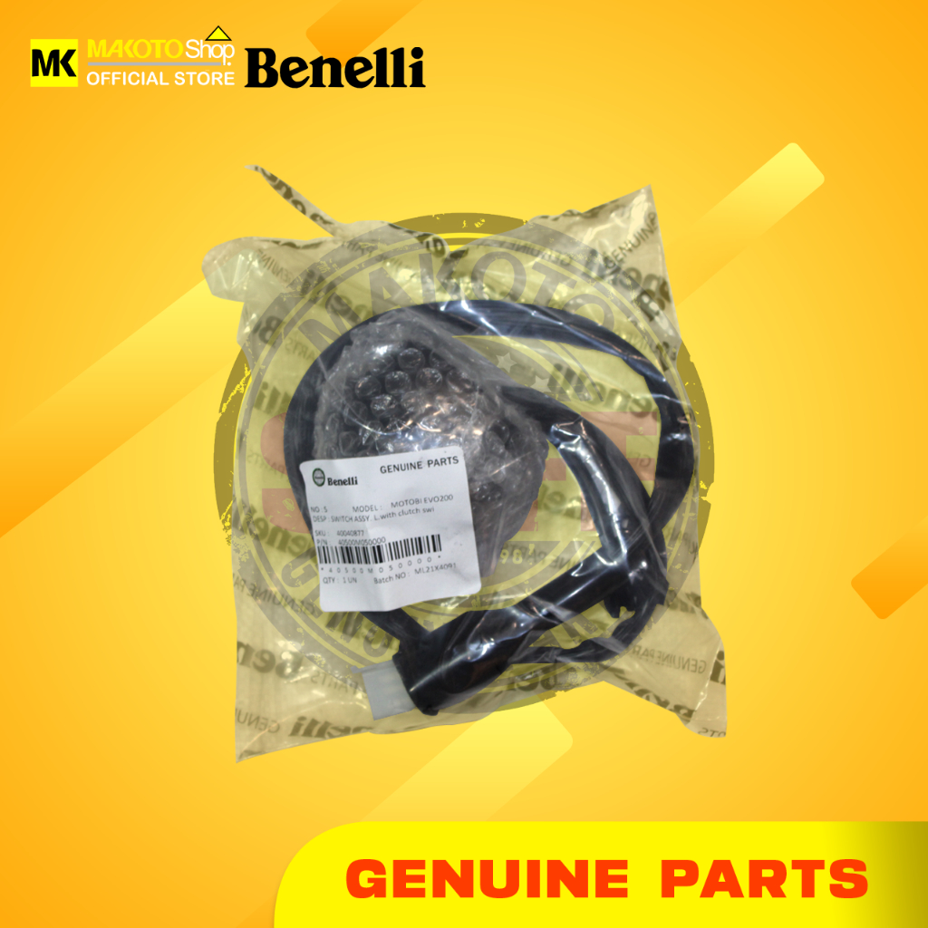 Benelli Switch Assy Handle Motorcycle (Motobi 200 Evo) | Shopee Singapore