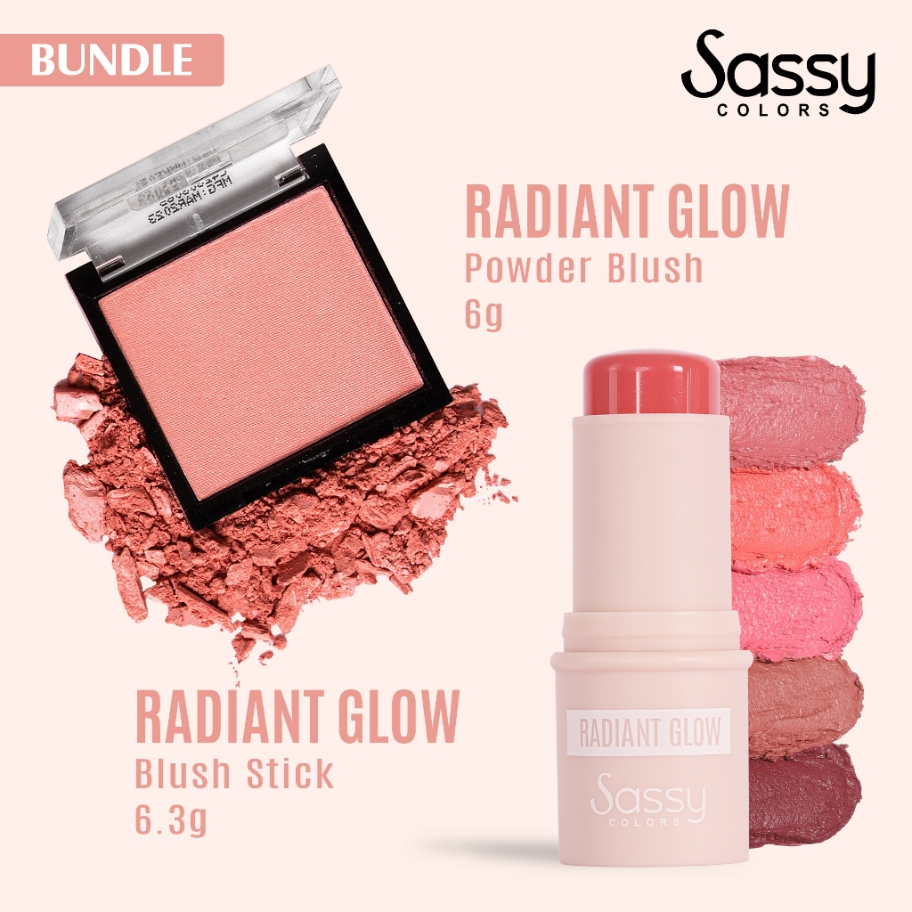Sassy Colors Radiant Glow Blush Stick + Powder Blush Bundle | Shopee ...