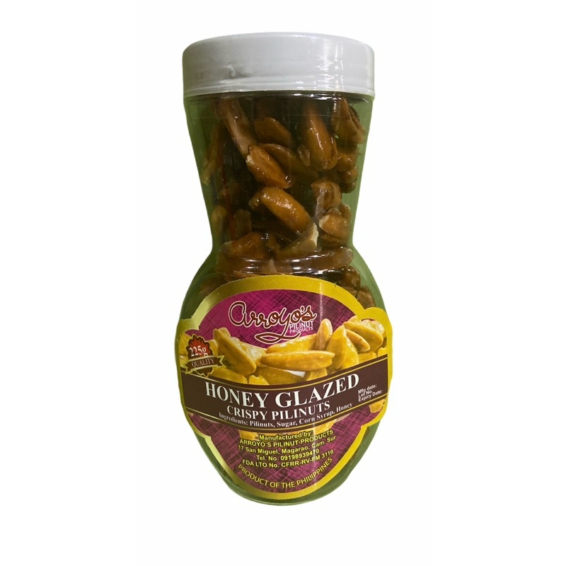 Honey Glazed Crispy Pili nuts 225grms (Arroyo’s Pilinut Products ...