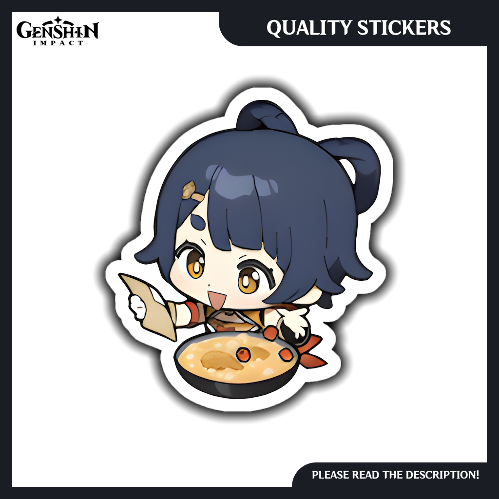 Xiangling KFC Collab - Genshin Impact Emoji Stickers | Shopee Singapore