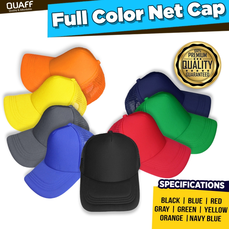 QUAFF Sublimation Net Cap (Full Color) | Shopee Singapore