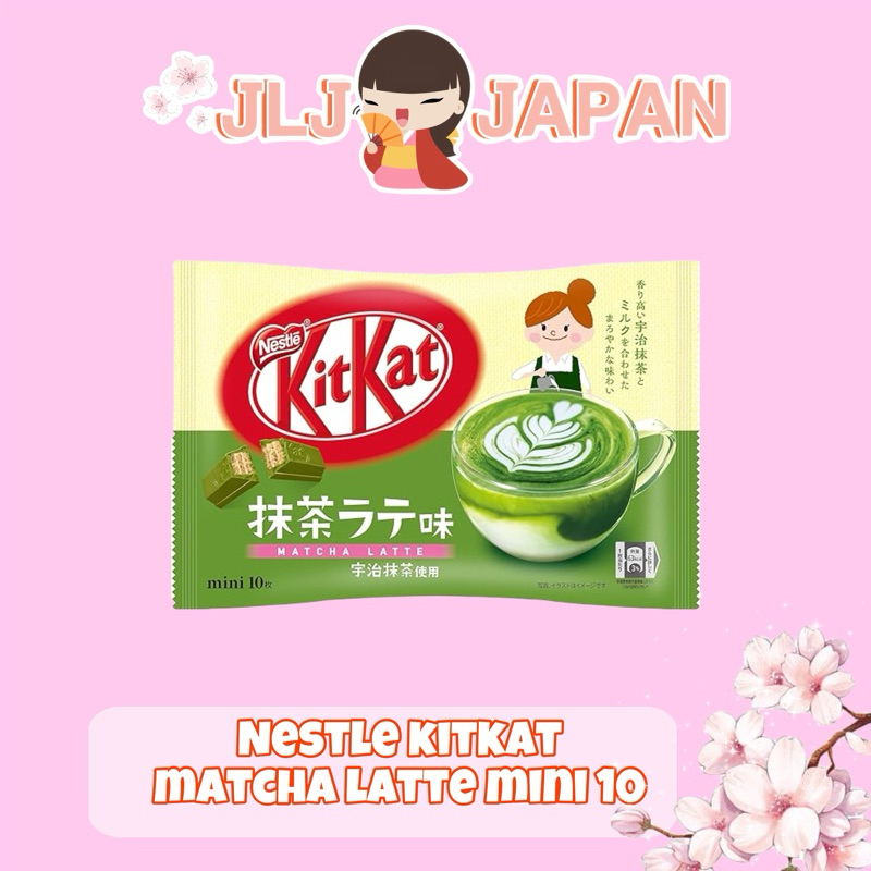 limited edition kitkat matcha latte mini 10pcs (direct from japan ...