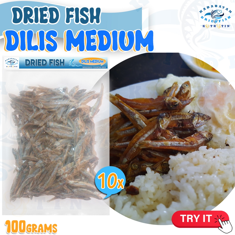 Dried Fish Dilis Medium 1 kilo / Dried Anchovies / Gourmet Dried Fish ...