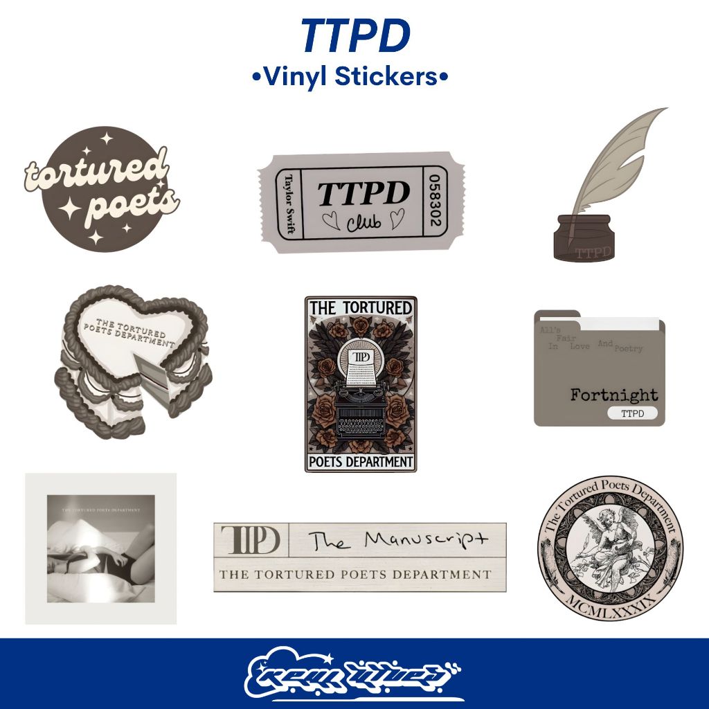 TTPD Taylor sticker taylor version artist singer celebrity Vinyl ...