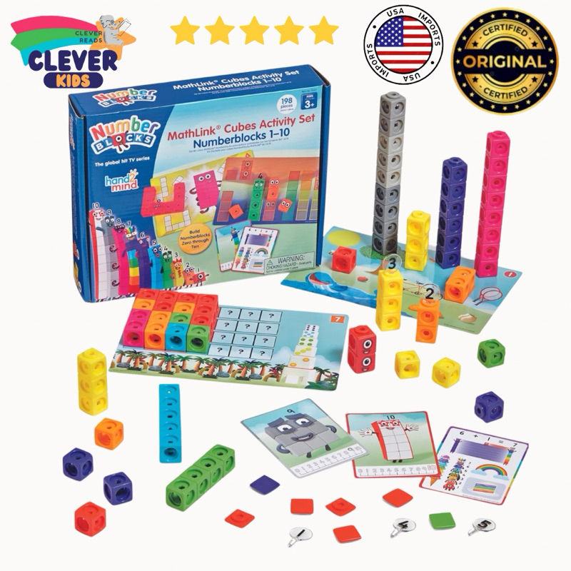 Numberblocks MathLink Cubes 1-10 Activity Set | Shopee Singapore