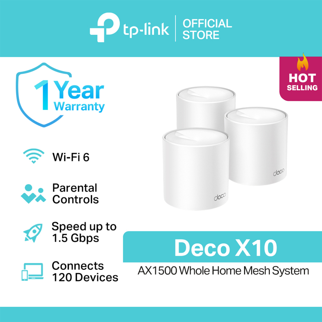 TP-Link | Deco X10 | AX1500 | Dual-Band | MU-MIMO | Whole Home Mesh ...