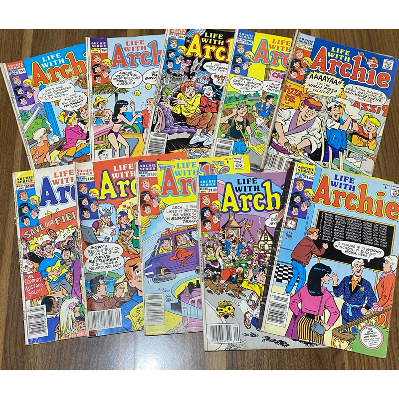 Bundle of 10 Archie Series Comics Life with Archie | Shopee Singapore