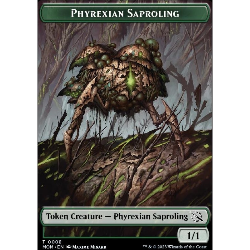 Phyrexian Saproling (token) - MOM - Common - MTG Cards (WotC) | Shopee ...
