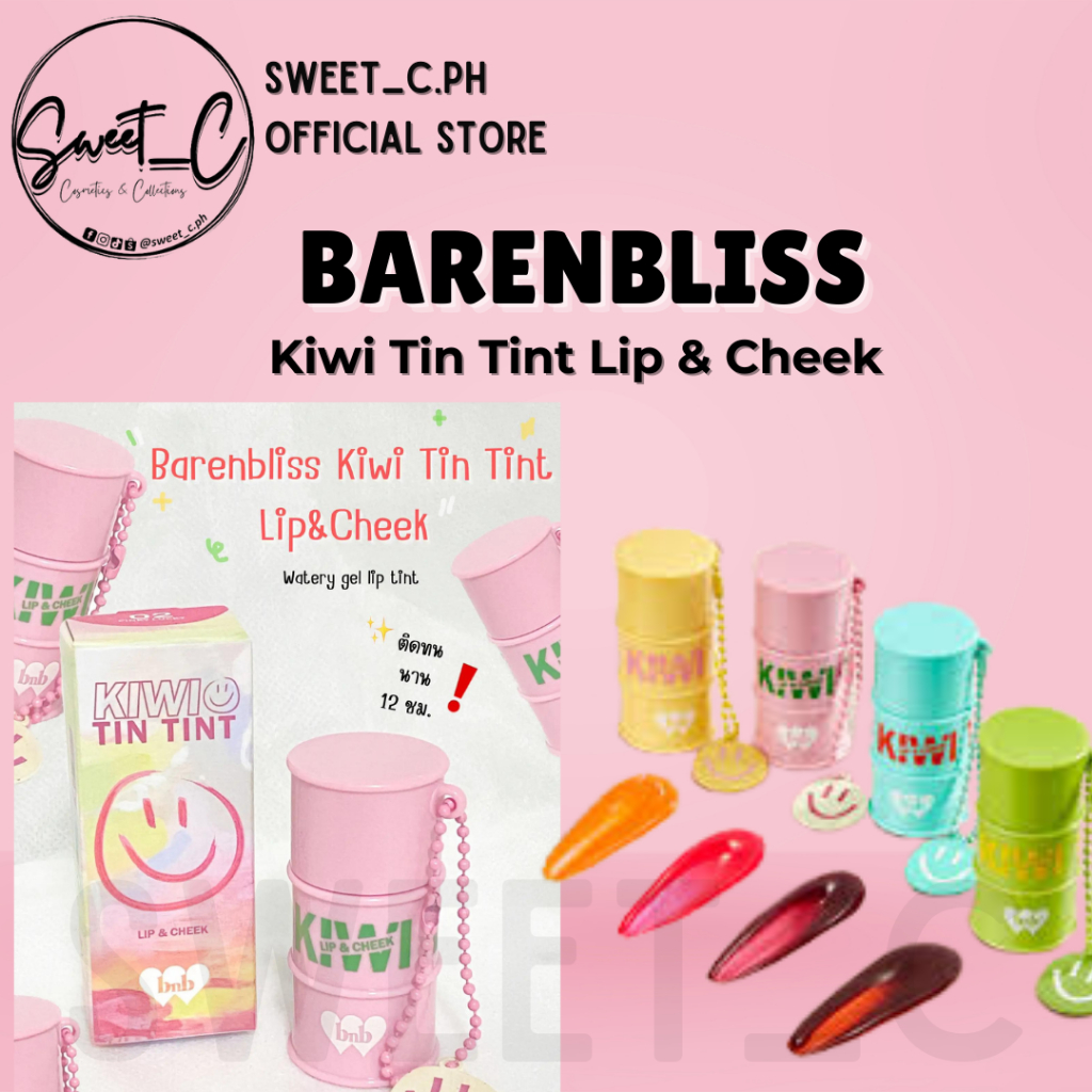 Barenbliss Kiwi Tin Tint Lip & Cheek 2.5g | Shopee Singapore