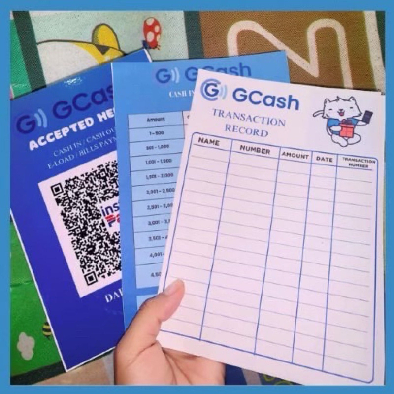 GCASH Transaction Slip / GCASH QR with Sintra board | Shopee Singapore