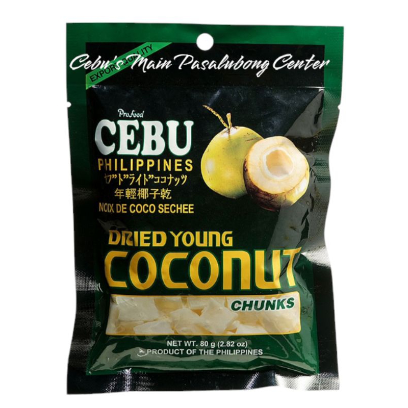 Profood " DRIED YOUNG COCONUT CHUNKS" -100 GRAMS | Shopee Singapore