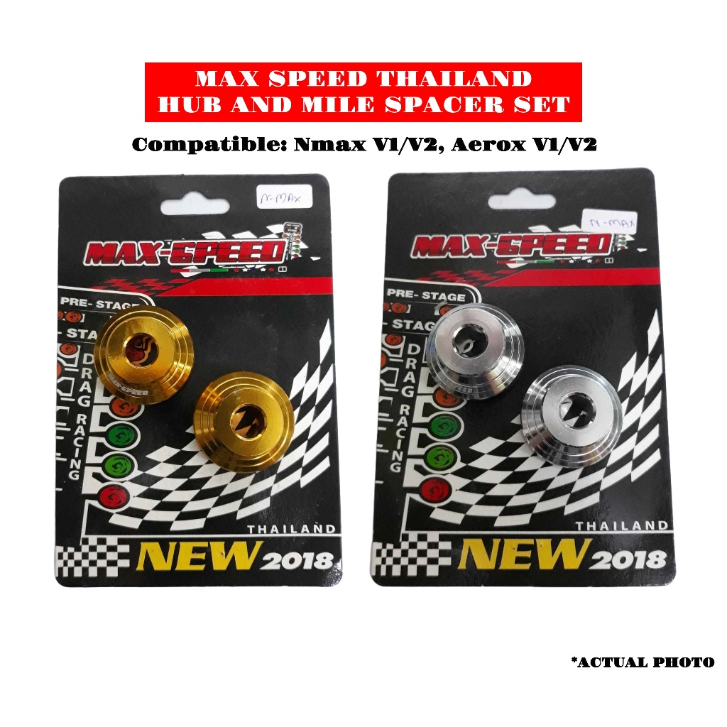 Max Speed Mags Hub And Mile Spacer Set 2pcs. Compatible: Nmax V1/V2, Aerox V1/V2 | Shopee Singapore